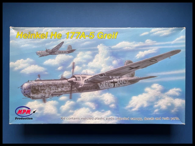 MPM HEINKEL HE 177A-5 Greif Model Kit £169.95 - PicClick UK