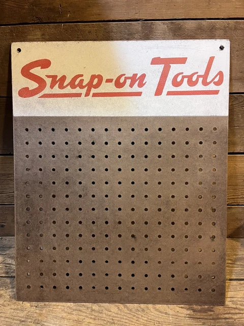 SNAP-ON TOOLS TOOL Box Sign Vintage Service Station Gas Pump Oil Can ...