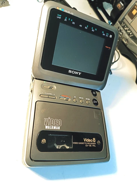 SONY WALKMAN VIDEO 8 GV-9E + box - vintage EUR 77,00 - PicClick FR