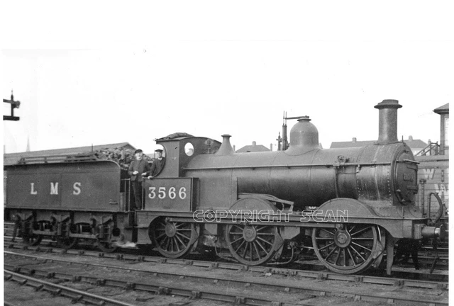 RAILWAY STEAM PHOTO. 3566 Ex MR CLASS 1873 £2.99 - PicClick UK