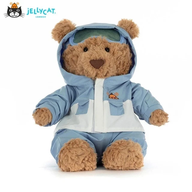 28CM JELLYCAT Bartholomew Bear Snow Suit BNWT plush bears tags+dust bag ...