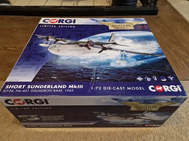CORGI AVIATION ARCHIVE AA27501 Short Sunderland MkIII No 461 Squadron ...