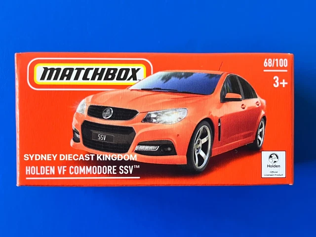 2024 MATCHBOX POWER Grabs ORANGE 2016 HOLDEN COMMODORE VF SSV V8 AUSSIE ...