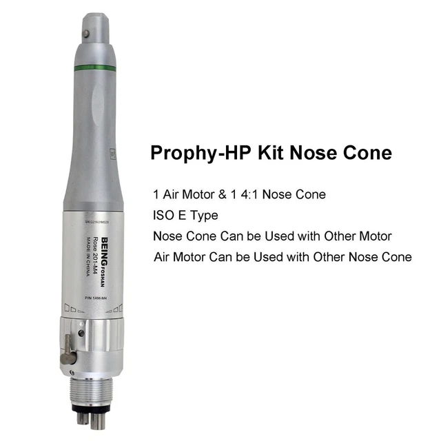 DENTAL HYGIENE HANDPIECE Prophy Nose cone 4:1 Prophylaxis Contra Angle ...