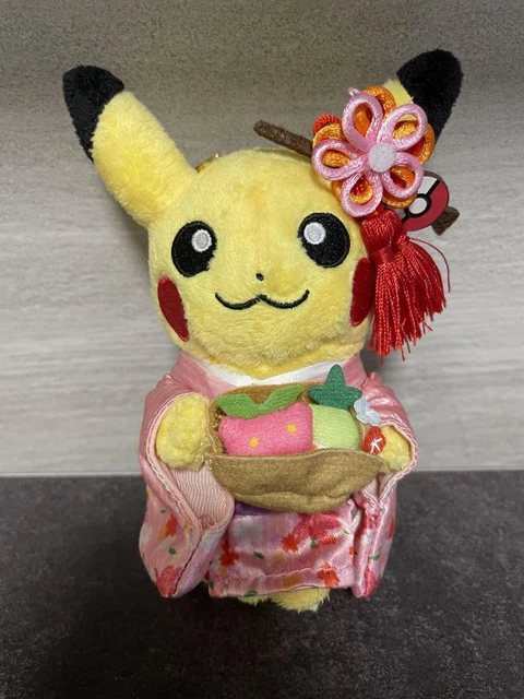 POKEMON CENTER JAPAN Pikachu KYOTO mascot Han-nari tea party Pretend ...