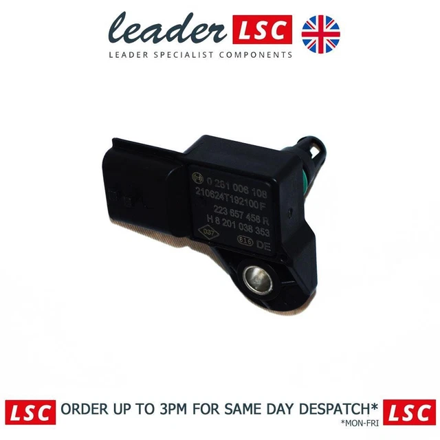 MAP AIR TEMP Sensor Renault Trafic Mk3 2014 to 19 dCi Bosch 223657458 ...