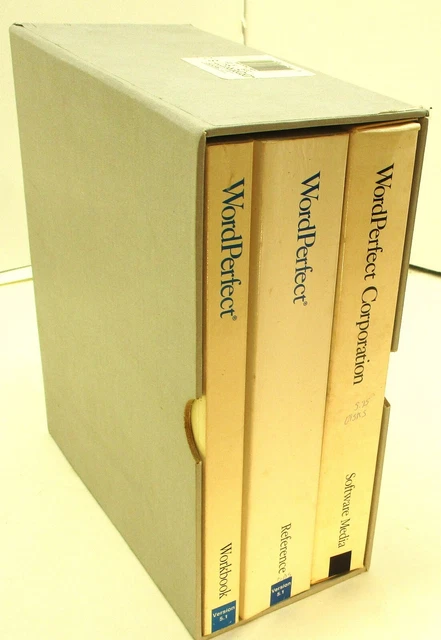 VINTAGE 1989 WORDPERFECT V5.1 for DOS Word processing Software $29.00 ...