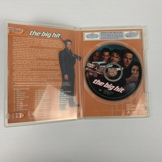 THE BIG HIT (DVD, 1998) Mark Wahlberg Lou Diamond Phillips Region 4 $4. ...