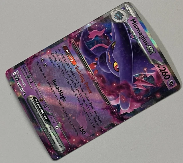 POKÉMON PHANTASMAL FLAMES Mismagius ex Stage 1 Double Rare HoloFoil ...