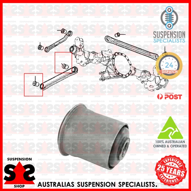 REAR AXLE LOWER Mounting, Control/Trailing Arm Suit GMC Sierra 1500 4.3 ...