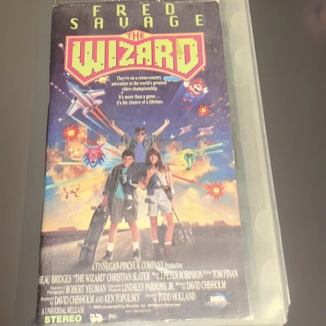 THE WIZARD VHS Tape Nintendo Movie Fred Savage Christian Slater 1989 ...