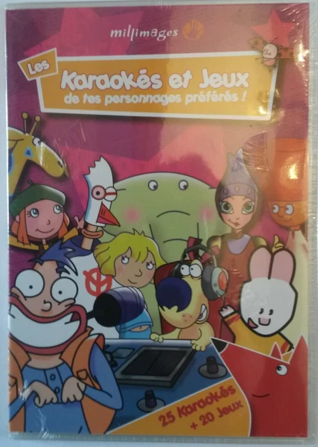 MILLIMAGES -KARAOKÉS ET Jeux de tes personnages préférés DVD - NEUF ...