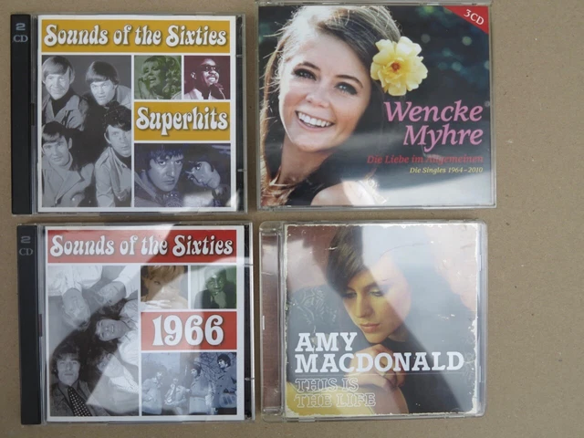 4 MUSIQUE CDS 60ies Sounds Of The Sixties Super Hits 1966 Modèle Myhre ...