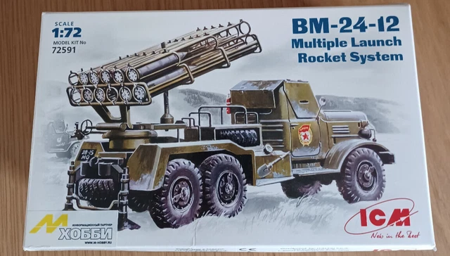 1:72 BM-24-12 MULTIPLE Launch Rocket System ICM selten EUR 15,50 ...