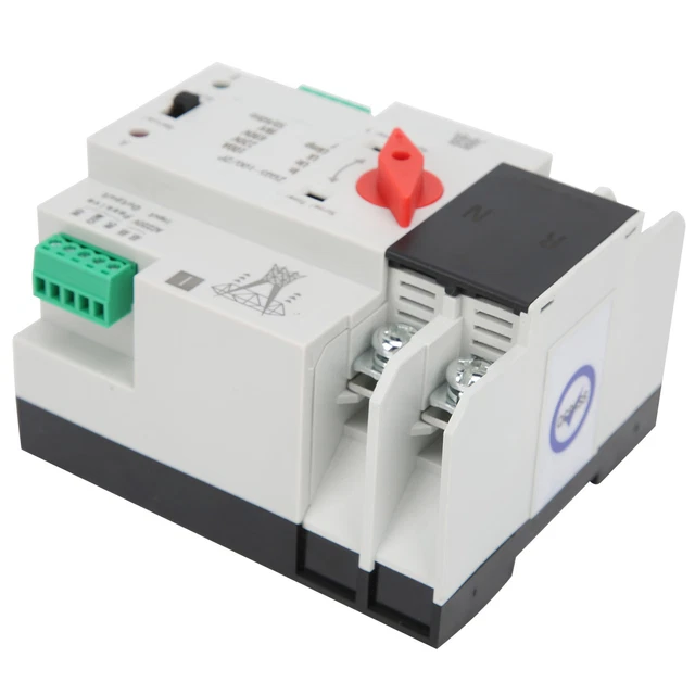 DUAL POWER AUTOMATIC Transfer Switch ZGQ5-100/2P 220V Uninterrupted 2 ...