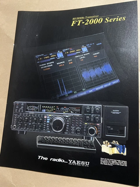YAESU FT-2000 SERIES ORIGINAL SALES BROCHURE £21.74 - PicClick UK