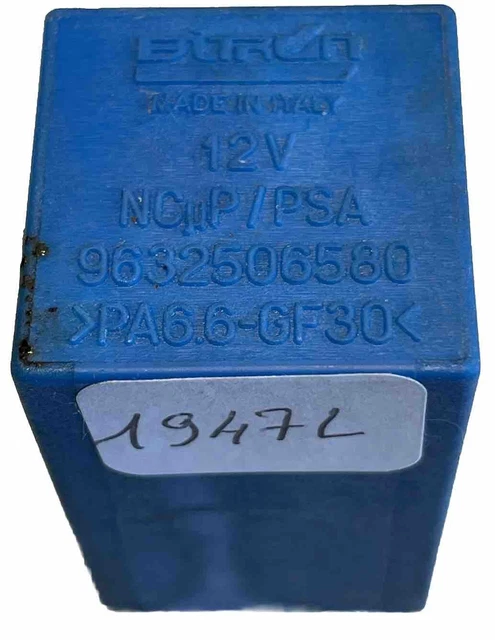 9632506580 RELAIS BITRON Bleu 12 V Peugeot Citroën PSA EUR 22,20 ...