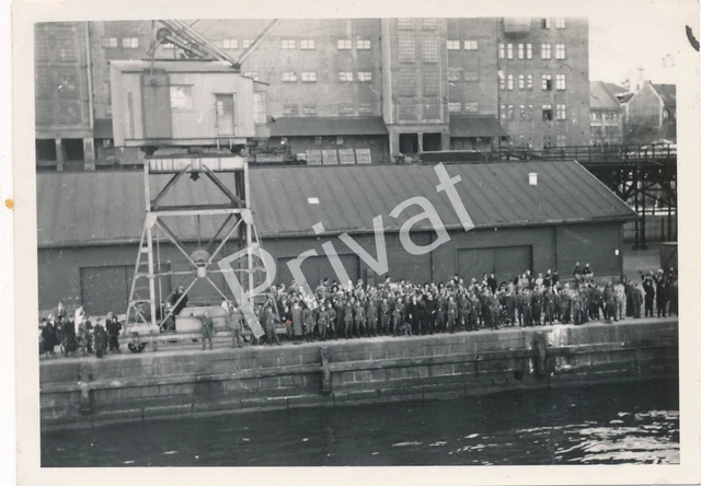 FOTO WKII WEHRMACHT Soldaten Ankunft Hafen Oslo Untern. Weserübung ...