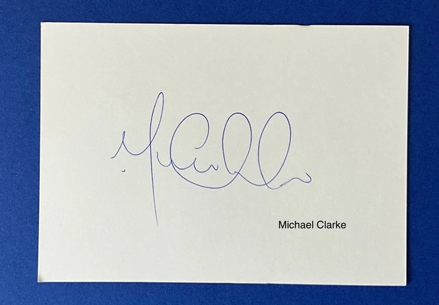 CARTA FIRMATA AUTOGRAFATA Adam Gilchrist Australia leggenda del cricket ...