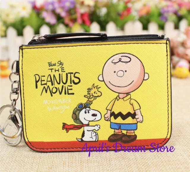 BLUE SKY THE Peanuts Movie ID Cardholder Coin Purse Keychain Wallet £11 ...