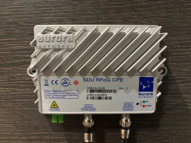 AURORA NETWORKS SINGLE Dwelling Unit (SDU) RF over Glass (RFoG) CPE $45 ...