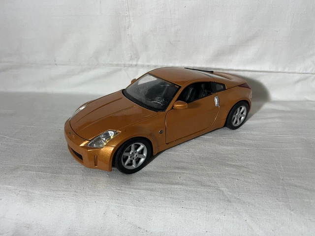 MAISTO 1/18 SCALE Die Cast Model Nissan 350Z - Orange £28.90 - PicClick UK