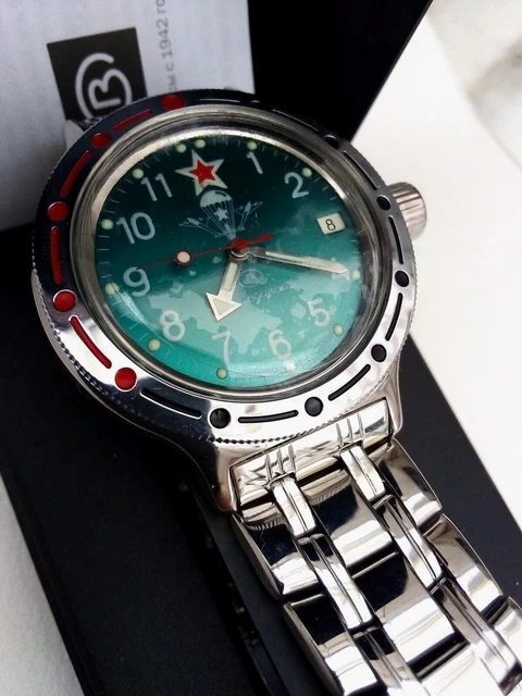 VOSTOK AMPHIBIA PARATROOPERS - AUTOMATIC - OUT OF PRODUCTION £132.92 ...