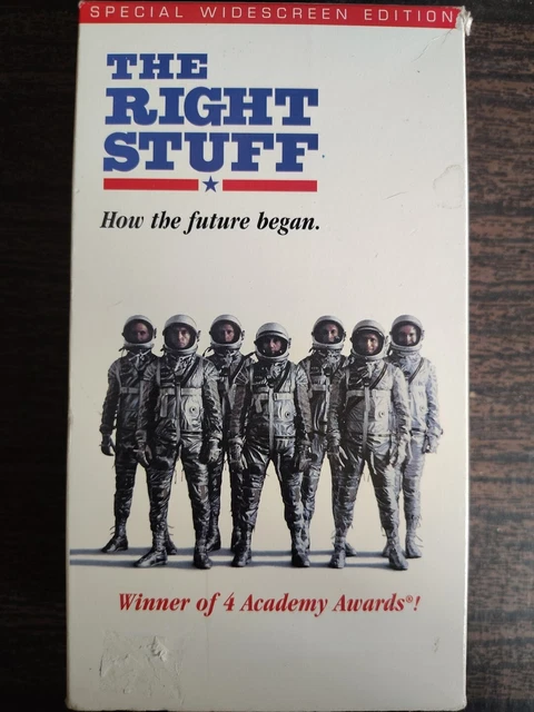 THE RIGHT STUFF (VHS, 1999, 2-Tape Set, Double VHS Widescreen) £2.92 ...