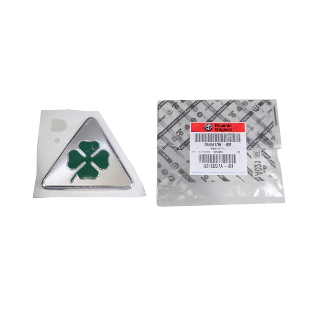 ORIGINAL ALFA ROMEO Emblem Logo Quadrifoglio Cloverleaf Right Mito ...