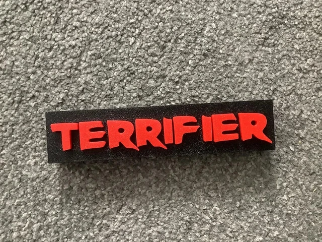 TERRIFIER STANDING LOGO (3D Printed) £6.99 - PicClick UK