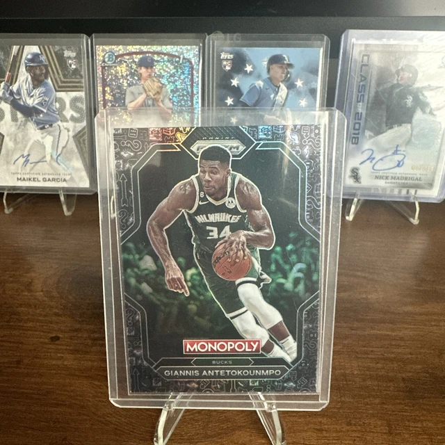 2022-23 PANINI MONOPOLY Running Mr. Monopoly Prizm #PS3 Giannis ...
