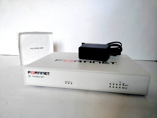 FORTINET FORTIGATE FG-40F UTM Network Security License Valid Until 2026 ...