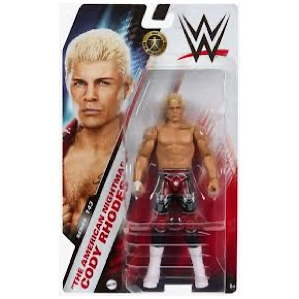 FIGURINE ARTICULÉE CODY Rhodes WWE Mattel Basic Series #143 Wrestling ...