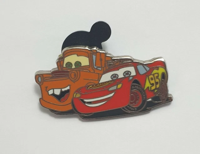 DISNEY PIN Cars Lightning McQueen Tow Mater Pixar 2009 Pin Trading ...