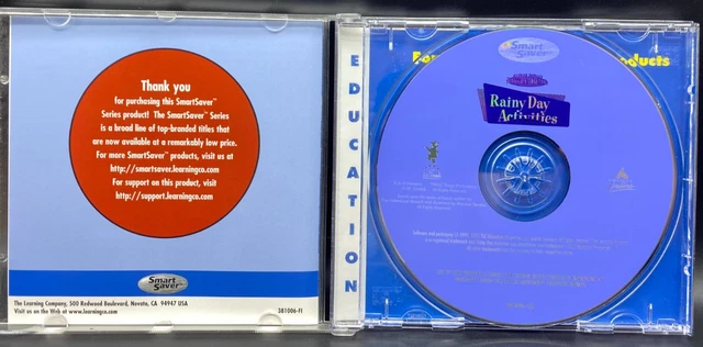 LITTLE BEAR RAINY Day Activities (PC CD, 2001) CIB Complete in Case ...