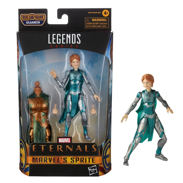 UNIVERSO MARVEL THE ETERNALS- Build-A-Figure Sprite Juguete, Multicolor ...
