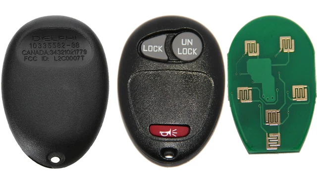 KEY REMOTE KEY Transmitting Unit Remote Control Lobster H3 L2C0007T GMC ...