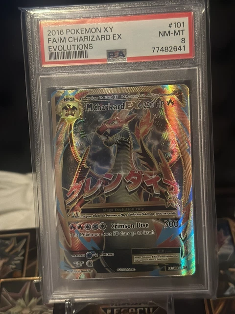 MEGA CHARIZARD EX 2016 Pokemon XY Evolutions Full Art 101/108 comme ...