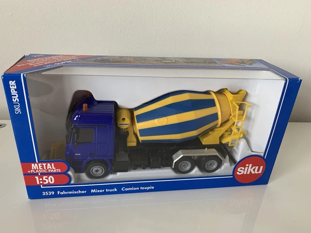 SIKU 3539 MERCEDES Actros Concrete Mixer 1:50 Scale Excellent Condition ...