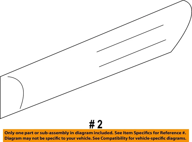 GM OEM 07-14 Avalanche Rear Door Exterior Trim-Body Side Mldg 20816995 ...