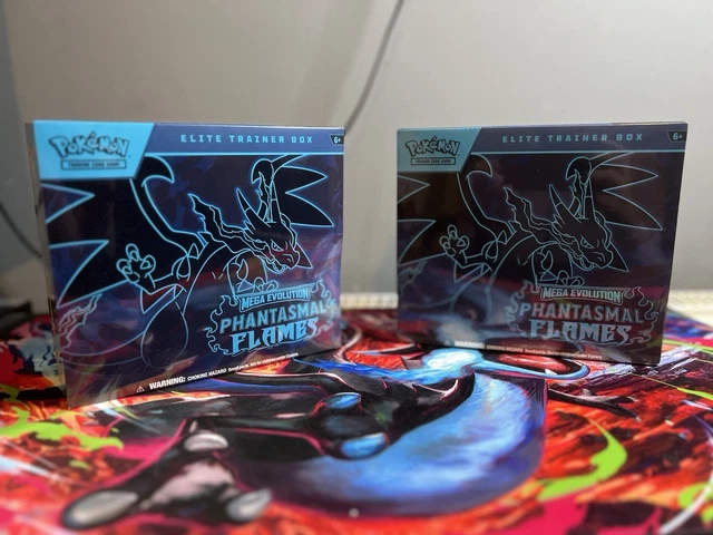 POKEMON MEGA EVOLUTIONS - Phantasmal Flames Elite Trainer Box **NEW ...