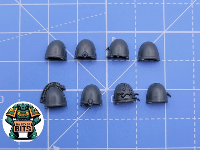 WARHAMMER 40K SPACE Wolves Thunderwolf Cavalry Shoulder Pads £2.99 ...