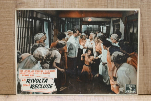 LA RIVOLTA DELLE RECLUSE fotobusta poster Lupino Cleo Moore Women's ...