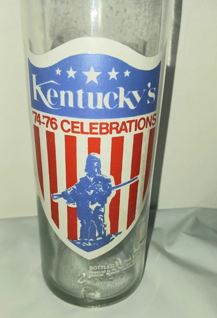 PEPSI COLA KENTUCKY Bicentenni Soda Bottle 16 oz Acl Pyro Painted Label ...