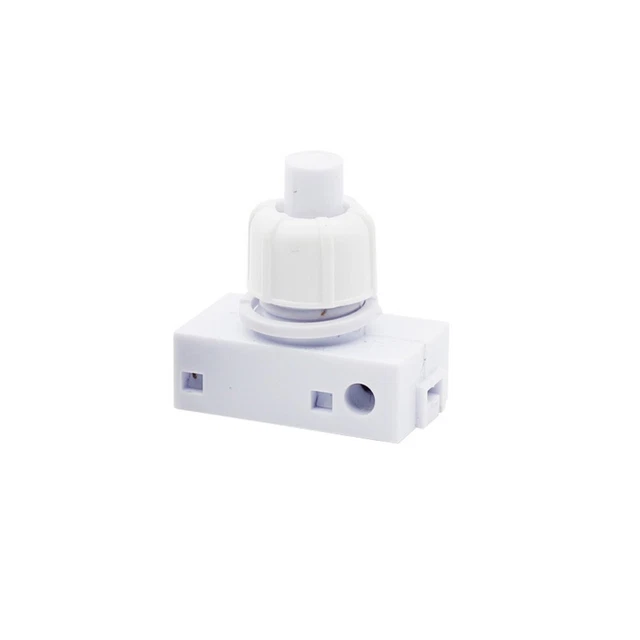 EASY TO USE Pressure Switch for Lamps 250V 2A Durable Material White ...