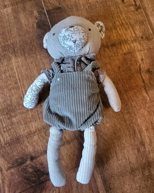 MAMAS & PAPAS X Laura Ashley Bear - Scandinavian Baby Boy Bear Green ...