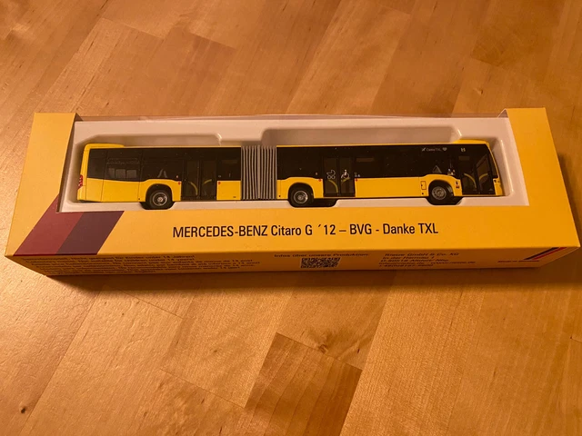 ORIGINAL RIETZE 69583 Mercedes Citaro G`12 BVG - DANKE TXL - 1:87 ...