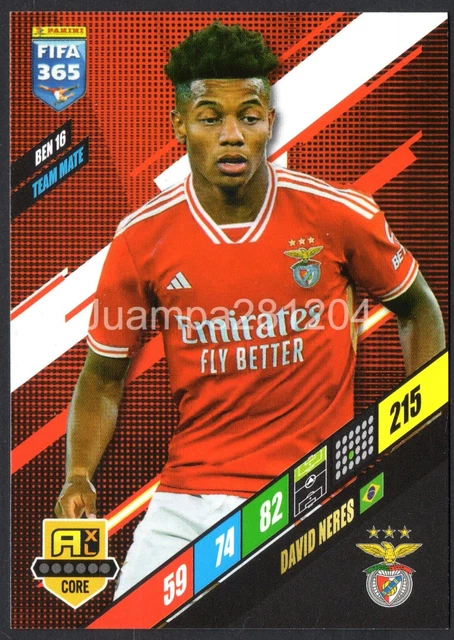 DAVID NERES - Ben16 - Sl Benfica Cromo Fifa 365 Adrenalyn Xl 2024 ... DAVID NERES - Ben16 - Sl Benfica Cromo Fifa 365 Adrenalyn Xl 2024 ...
