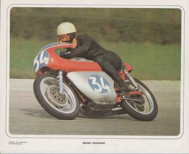ADVERTISING MINIPOSTER MOTOGP PILOTA BRUNO SPAGGIARI MOTO DUCATI MOTOGP ...
