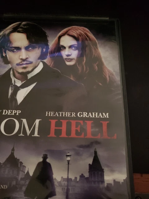 FROM HELL DVD 2002 écran large Johnny Depp, Heather Graham livraison ...